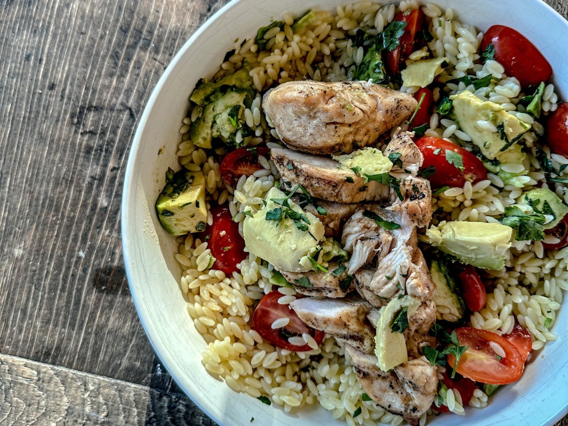 Grilled Balsamic Chicken with Orzo – Olive Branch Oil & Spice