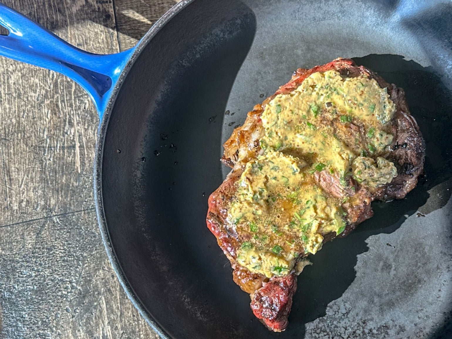 Cowboy Butter Ribeye – Olive Branch Oil & Spice