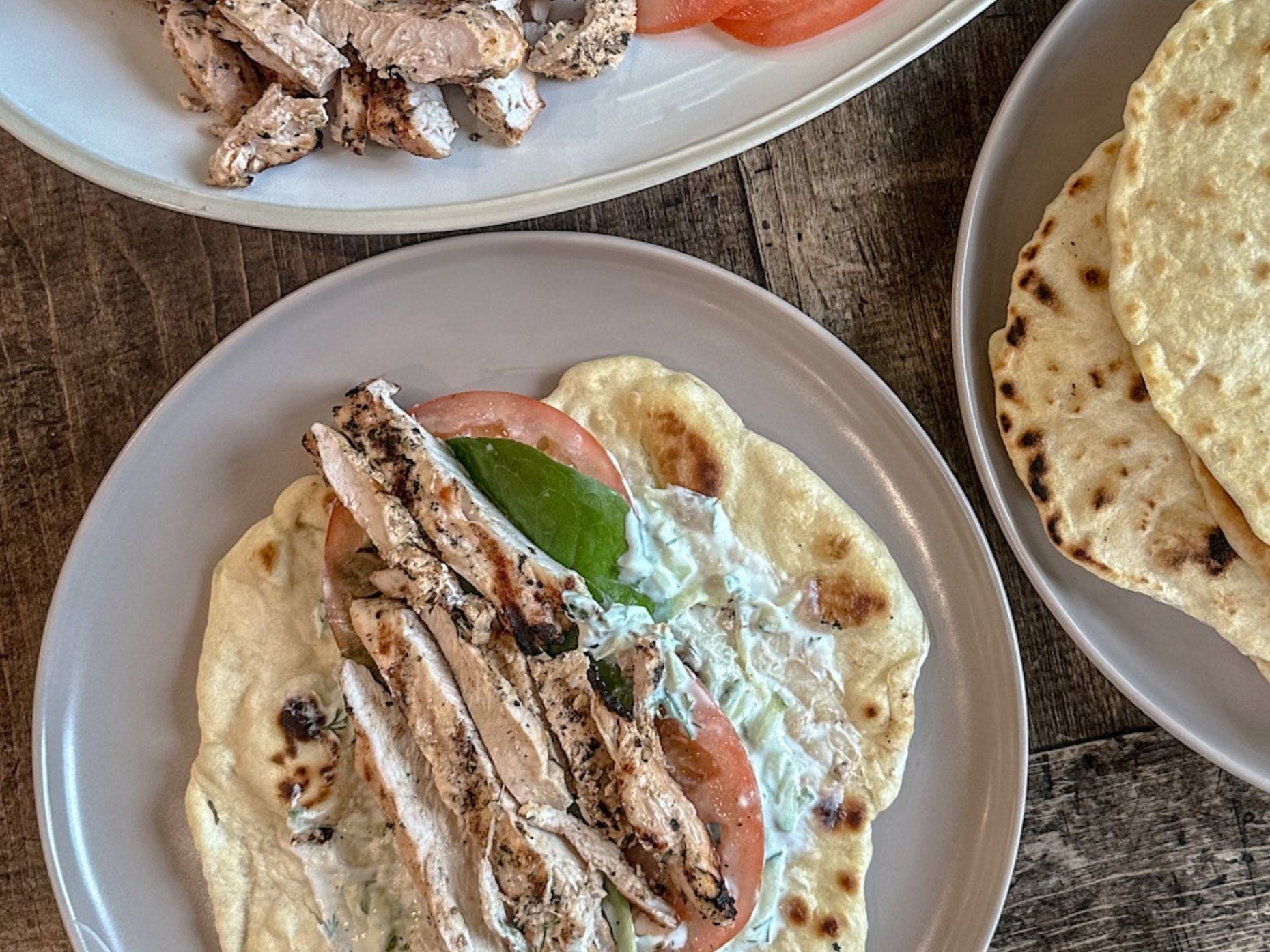 Grilled Chicken Gyros – Olive Branch Oil & Spice