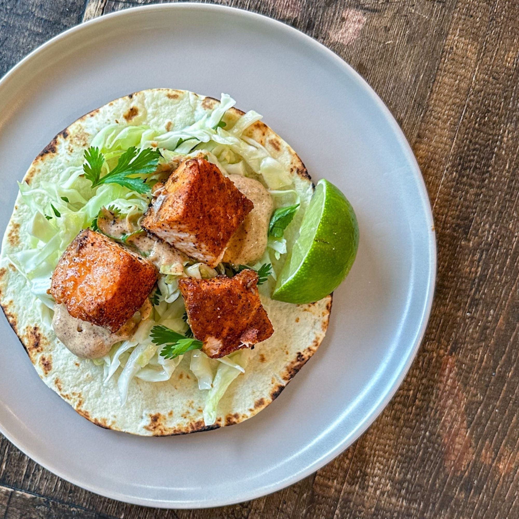 Salmon Tacos – Olive Branch Oil & Spice