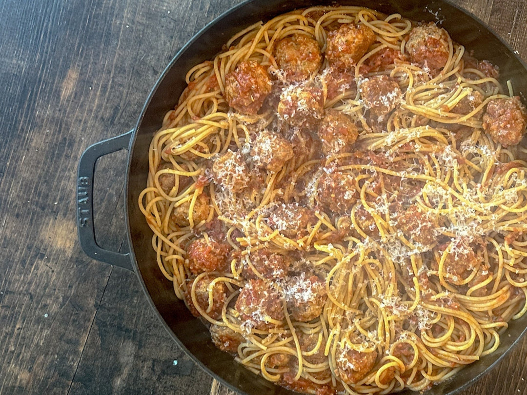 Spaghetti and Meatballs – Olive Branch Oil & Spice