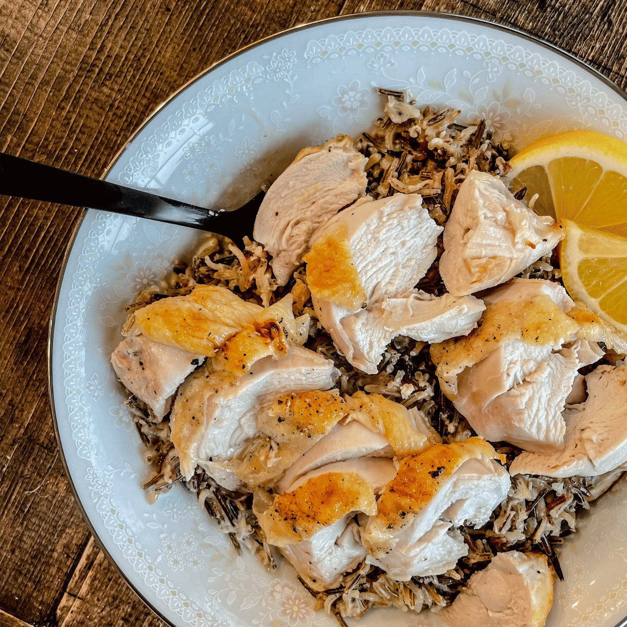 Chicken Wild Rice Risotto – Olive Branch Oil & Spice