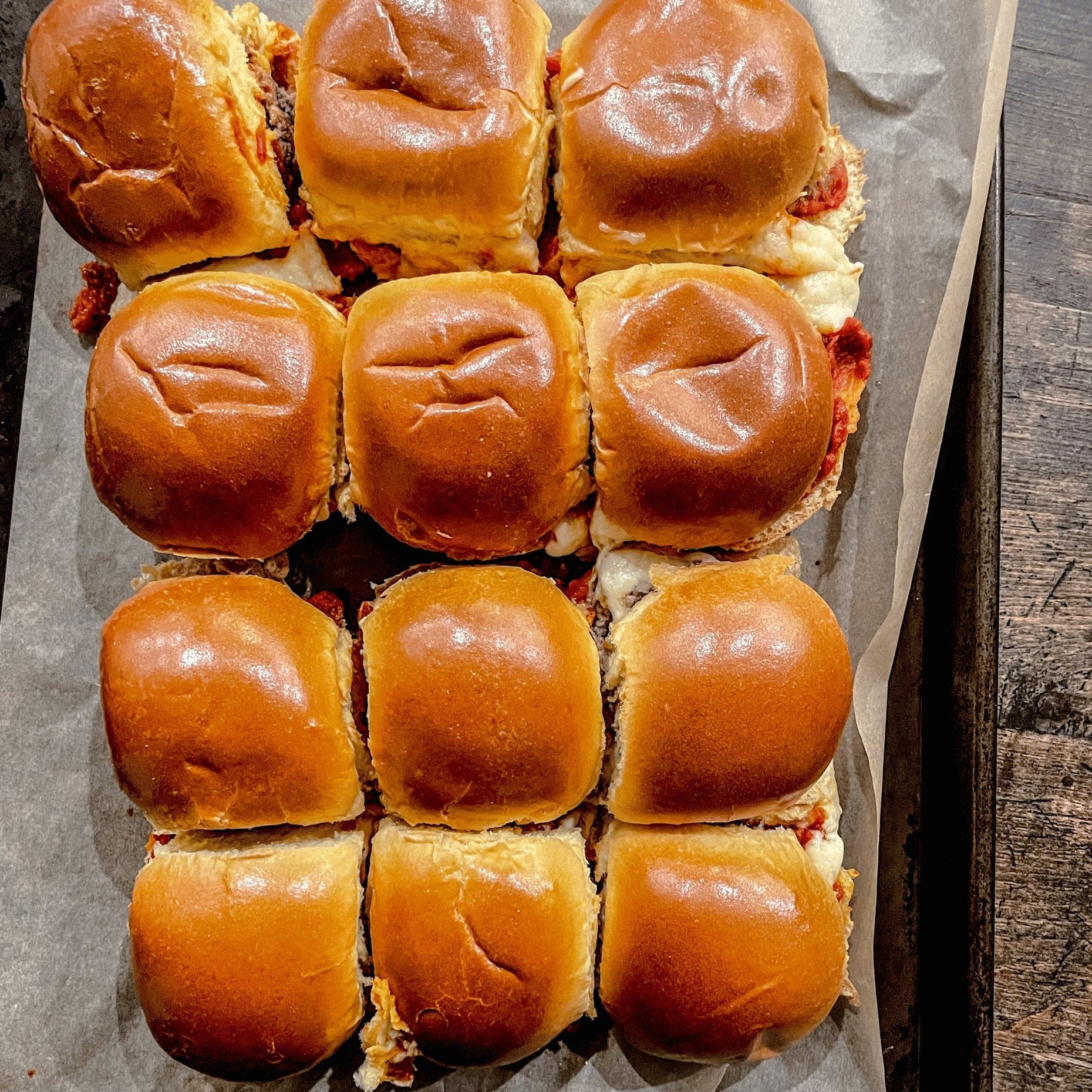 Smashed Meatball Sliders – Olive Branch Oil & Spice