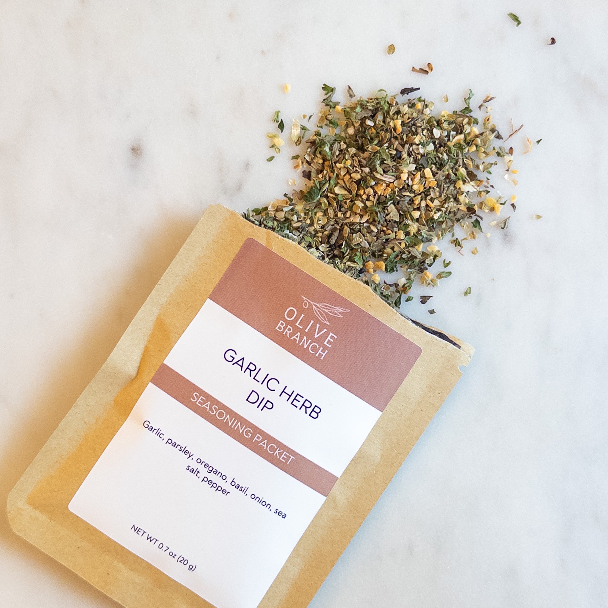 Garlic Herb Dip Seasoning Packet – Olive Branch Oil & Spice